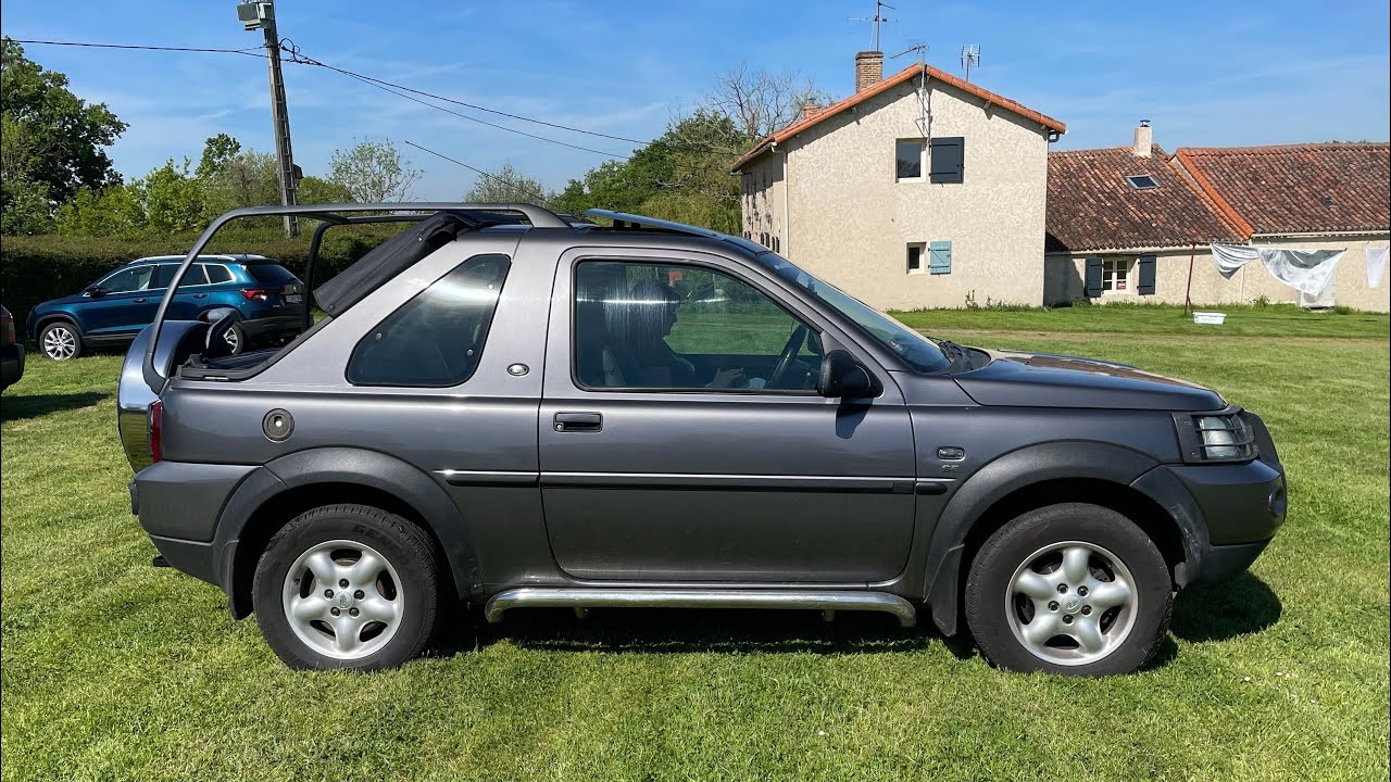 Landrover Freelander 1,TD4 Soft Top,driving in France with the soft top ...