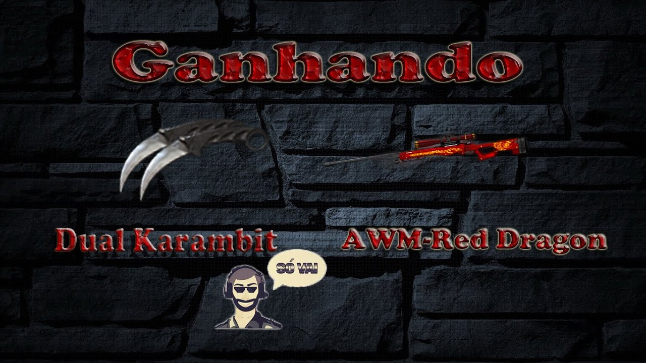 [CF/AL] Ganhando Dual karambit #7 / AWM-Red Dragon #3 - YouTube