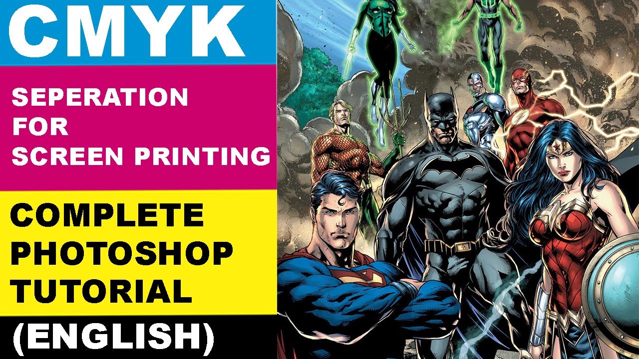 CMYK Separation for Screen Printing | Complete Photoshop Tutorial ...