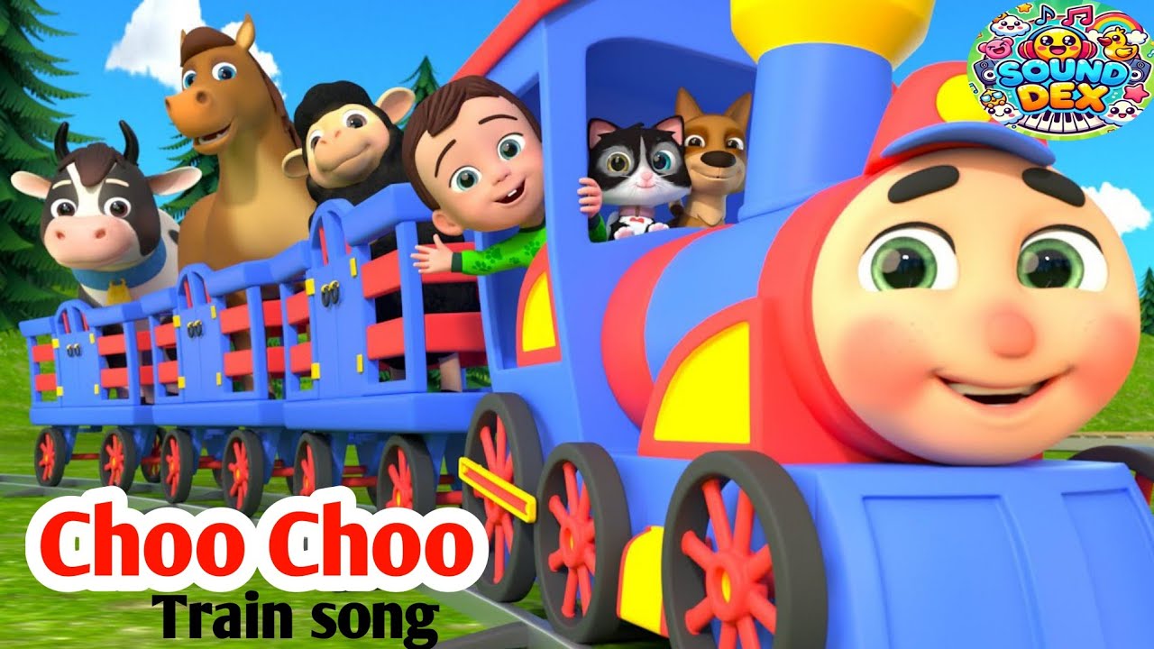 Train choo choo song | train song | Nursery rhymes Kids train song ...