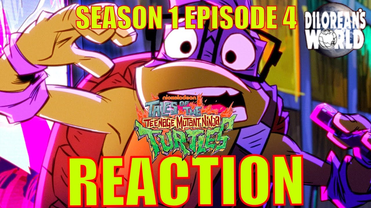 "Donnie Hangs Tough" Tales of the Teenage Mutant Ninja Turtles S1 Ep4 REACTION 反応 Season 1 ...