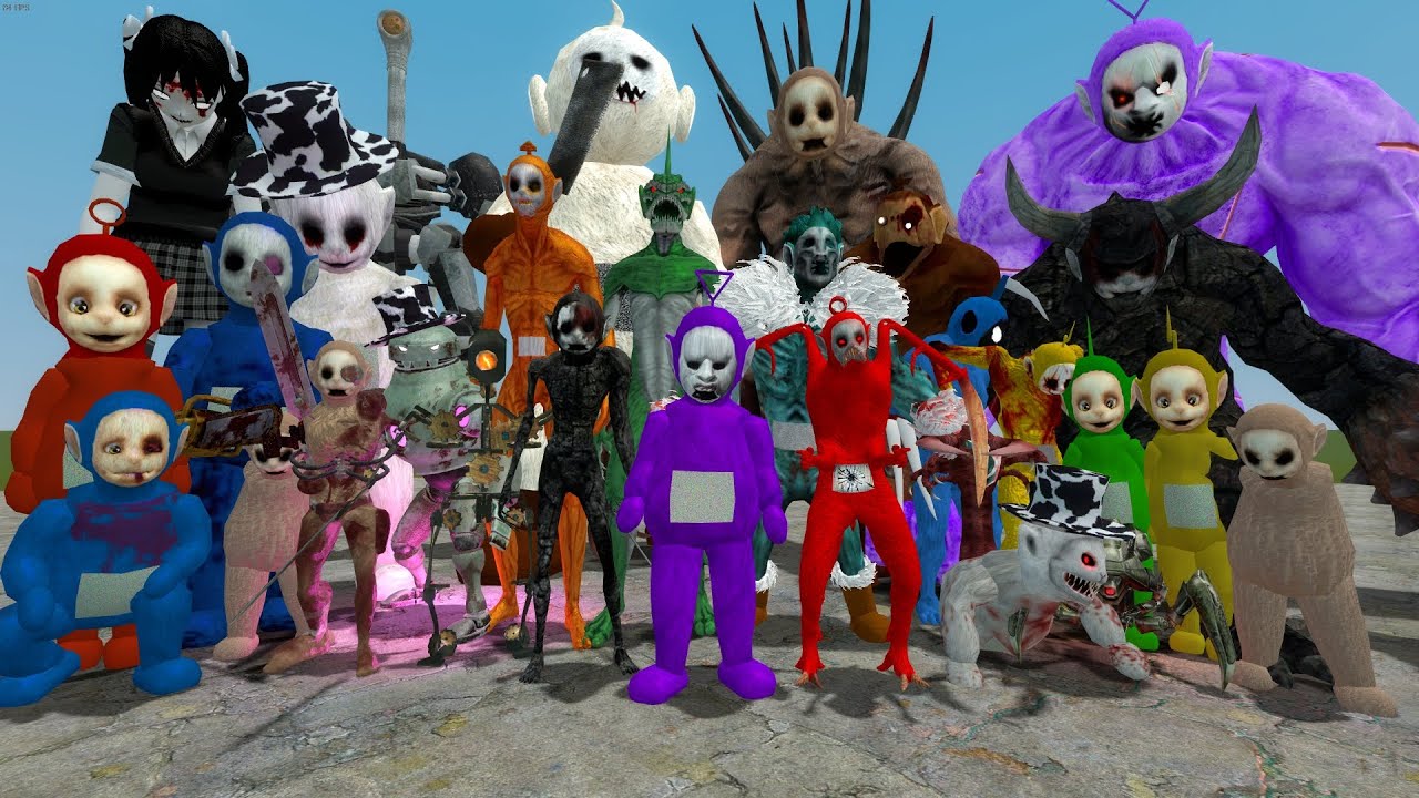 ALL SLENDYTUBBIES FAMILY in Garry's Mod! - YouTube