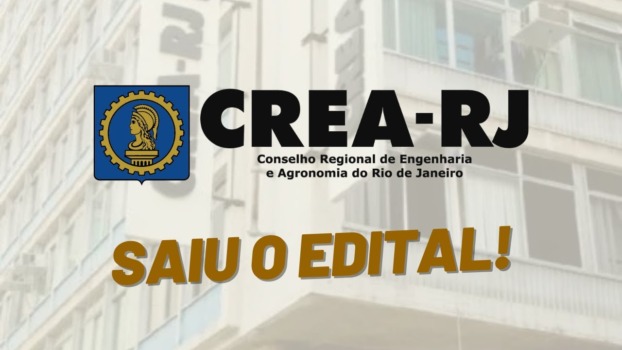 EDITAL CREA-RJ | TUDO SOBRE O EDITAL | PASSE CERTO CONCURSOS - YouTube