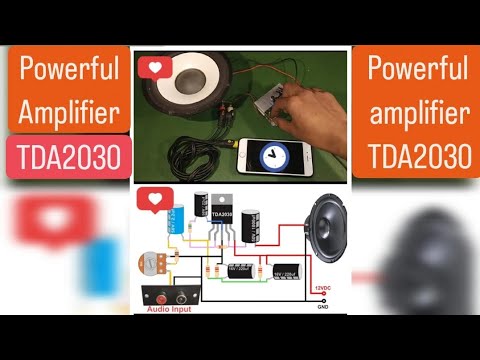 Simple Powerful Amplifier using TDA2030 | TDA2030 Audio Amplifier ...