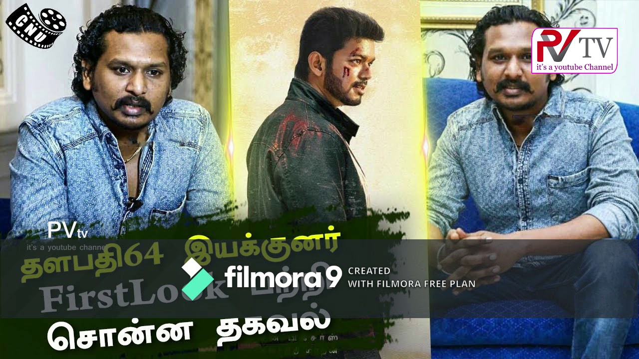 vijay thalapathy 64 first look - YouTube