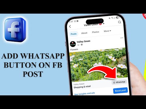 How to Add Whatsapp Button on Facebook Post