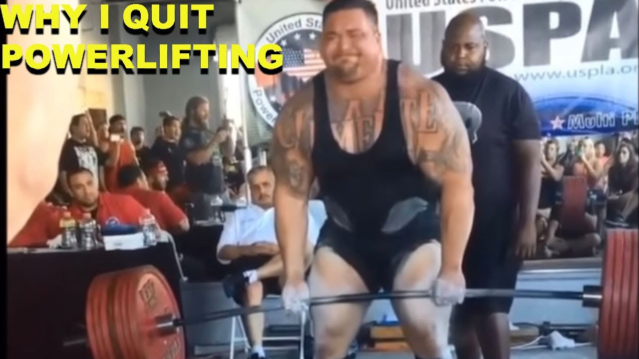 WHY I QUIT POWERLIFTING - YouTube