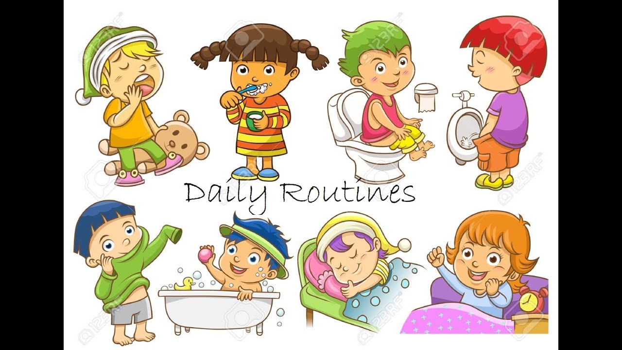 Level : 2B / Extra Lesson: Daily Routines / Session : 1& 2 - YouTube