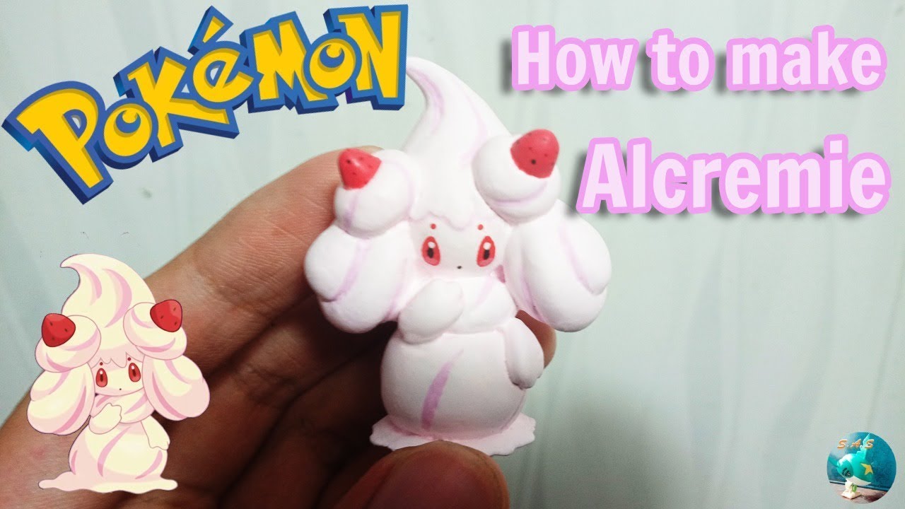 Pokemon Clay Art Tutorial - Alcremie the whipped cream pokemon ...