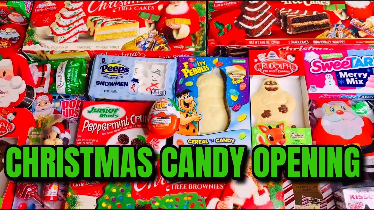 A Lot Of Christmas Candy 🎅🎄Snacks Opening! Новогодние Подарки Конфеты ...