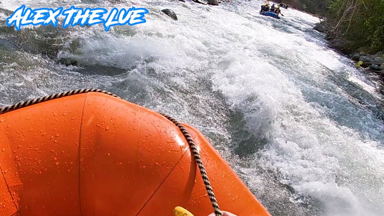 Falling Off a Raft in Costa Rica! White Water Rafting POV - YouTube