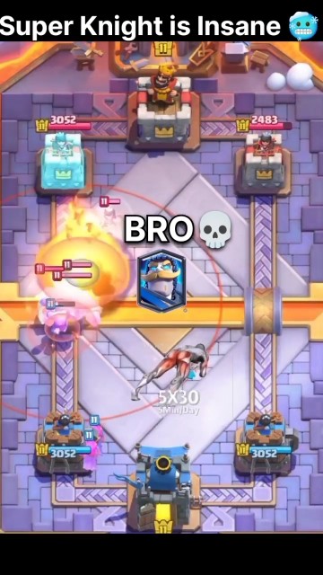 Insane super Knight 🥶💀@CR-royale1@ClashRoyale@EsportsRoyale#shorts # ...