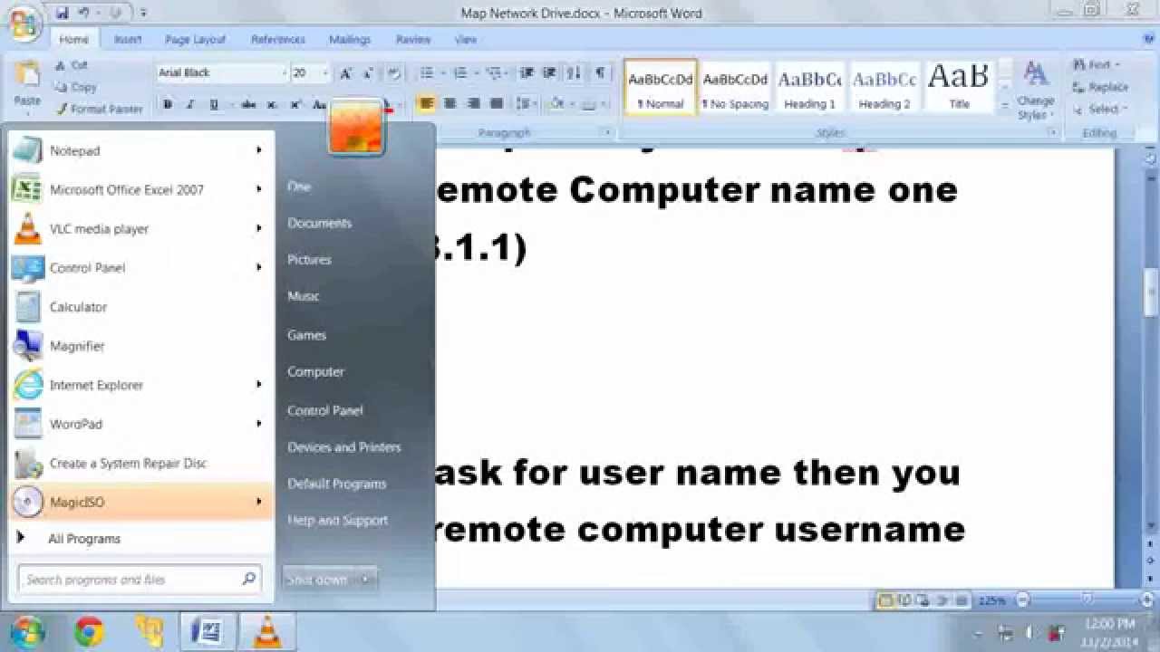 How to map network drive on Windows XP-Vista-7-8-10? - YouTube