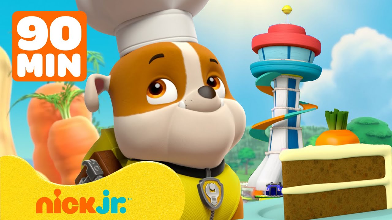 Paw Patrol | ¡Rubble de PAW Patrol hace osados rescates y hornea un ...