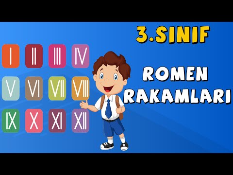 3.Sınıf Matematik Romen Rakamları