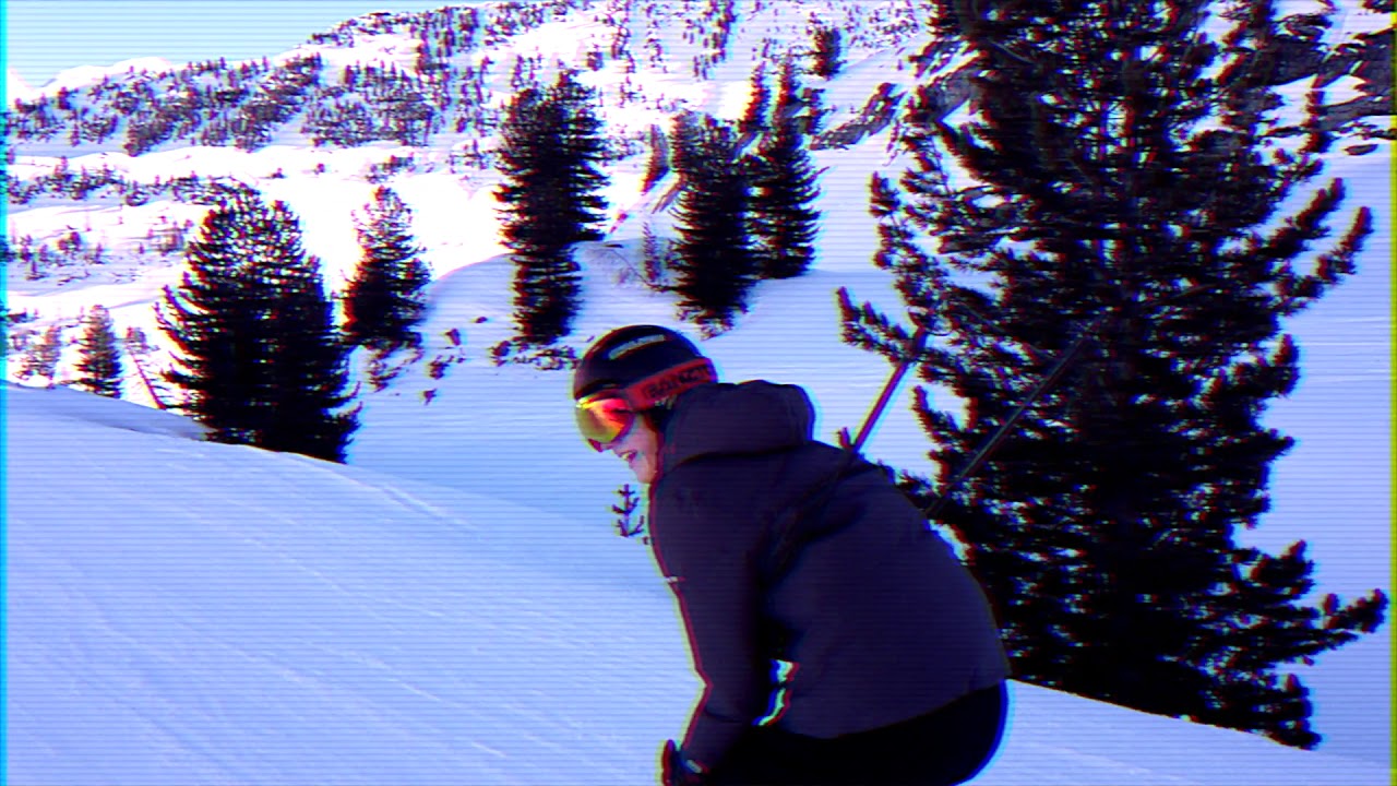 a skiing video but in the 80s - YouTube