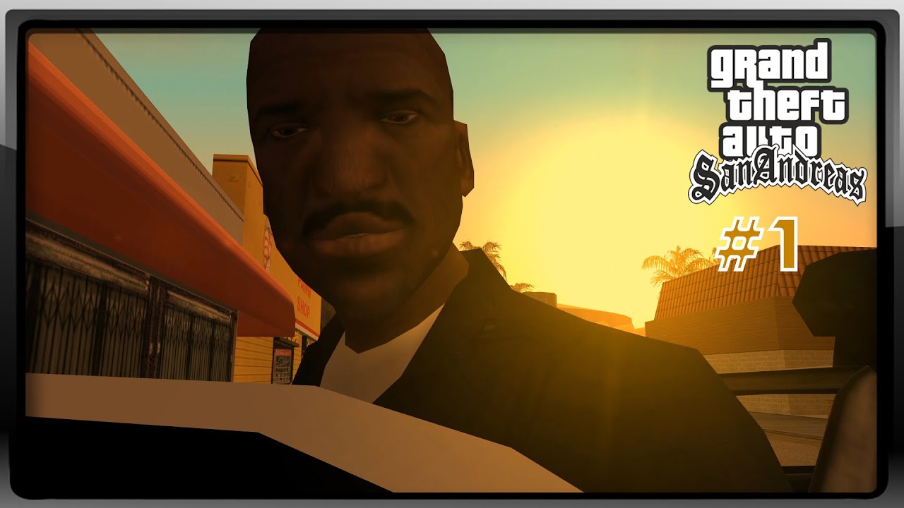 GTA San Andreas Walkthrough - Beginning #1 - No Commentary - YouTube