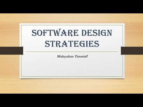 Software design strategies | SE | Malayalam Tutorials - YouTube