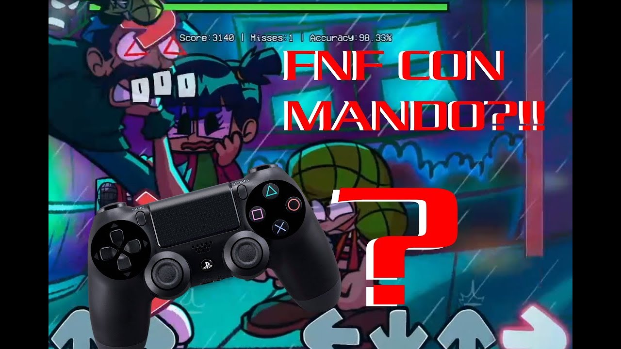 Se puede jugar FNF con un Mando de PS4?? | aquí la respuesta ...