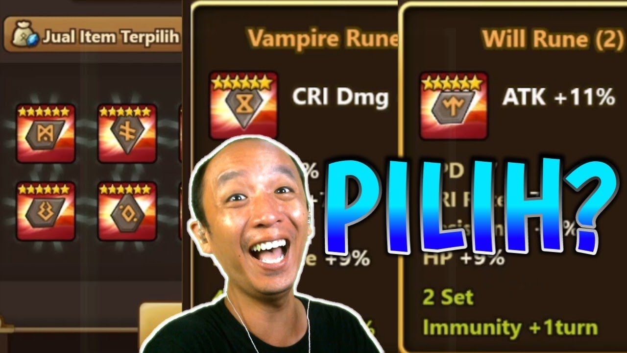 NONTON SEBELUM PILIH RUNE Summoners War Indonesia - YouTube