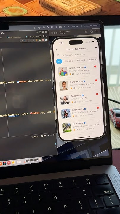 Top Workers Profile Screen UI Design - Flutter #shorts - YouTube