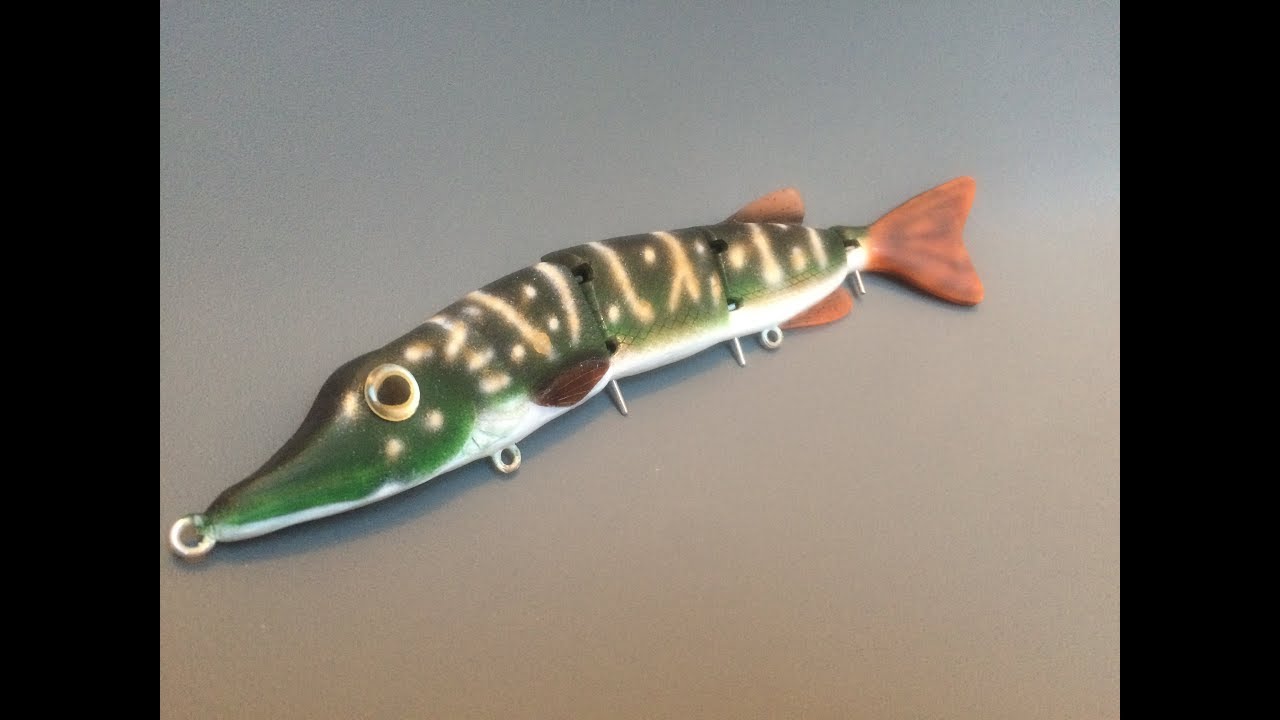 Pike Swimbait Handmade V2 (fabrication leurre) - YouTube