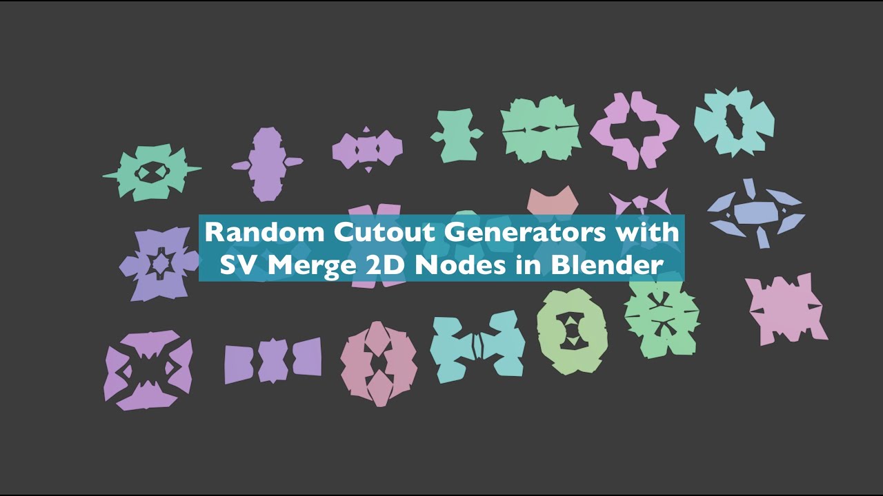 Livenoding 1445 More Random Cutout Shapes Generators Using Sv Merge2d