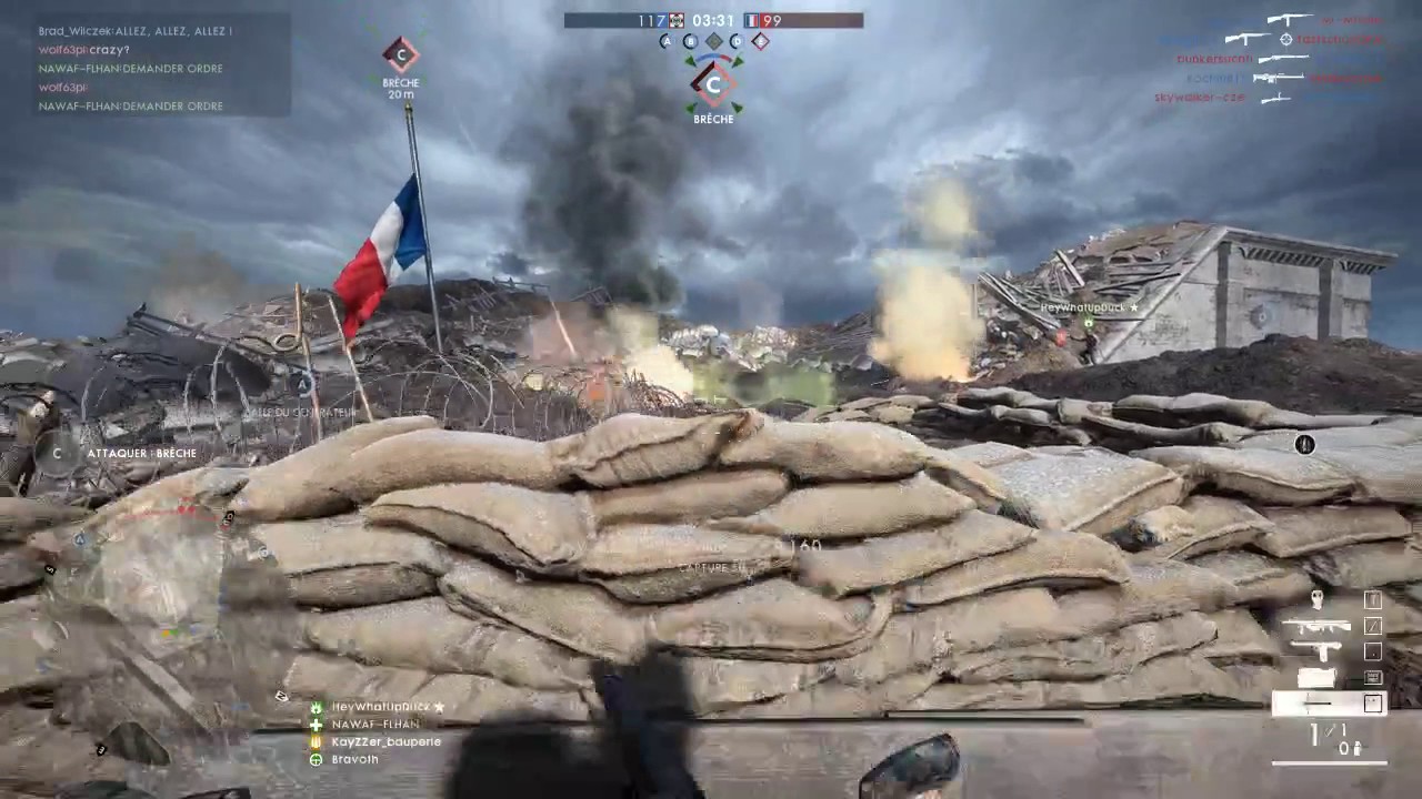 BF1 Fort de Vaux (conq) live - YouTube