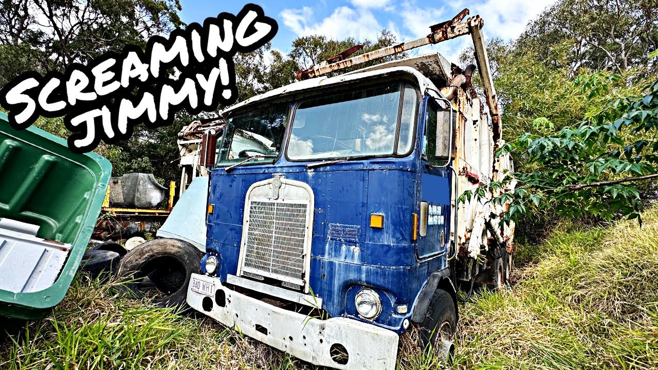 WILL IT START? SCREAMING Jimmy 6x6 2 Stroke Detroit Diesel Garbage ...