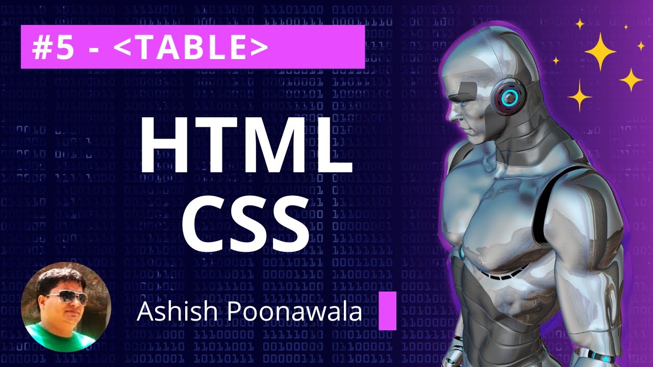 Html CSS #5 - Table - YouTube