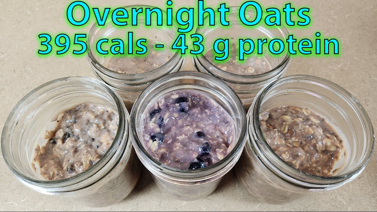 The 10 Minute High Protein Overnight Oats Meal Prep I Used for Weight ...