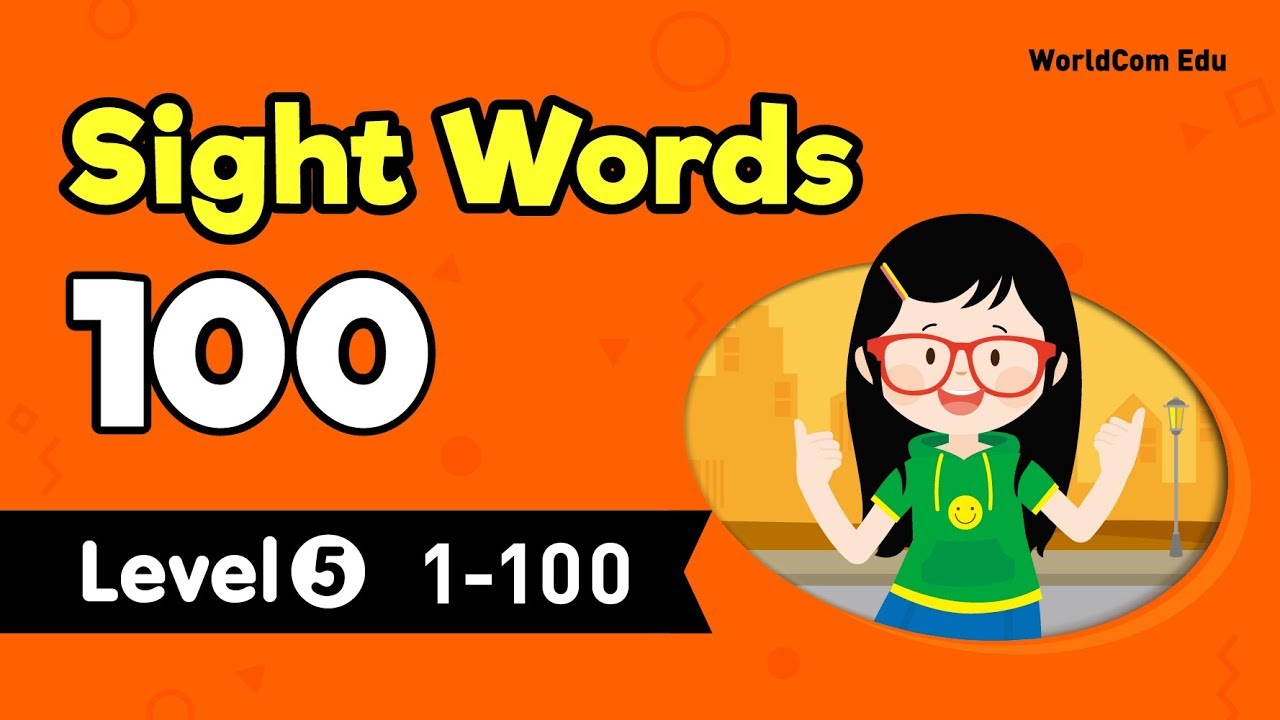 Learn English through Sight Words 100 | Level 5 | Lesson 6-10 Review ...