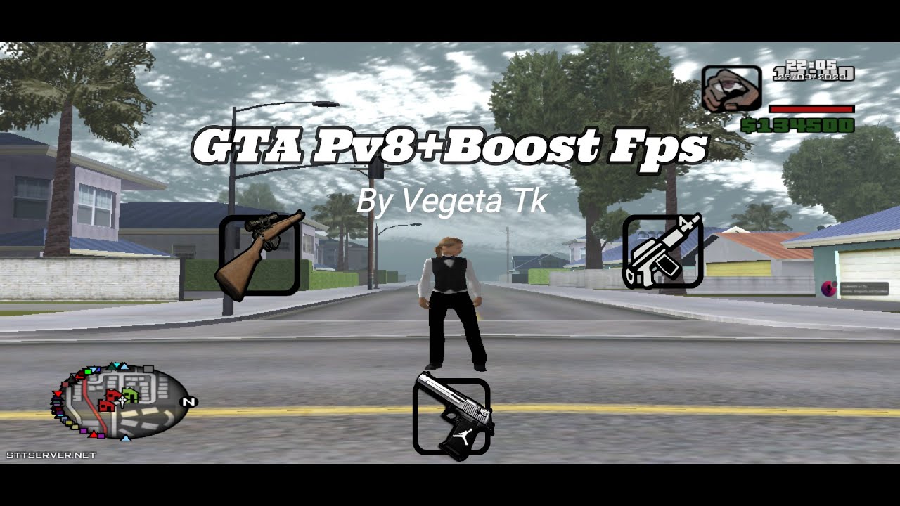 GTA Pv8+Boost fps By Vegeta Tk - YouTube