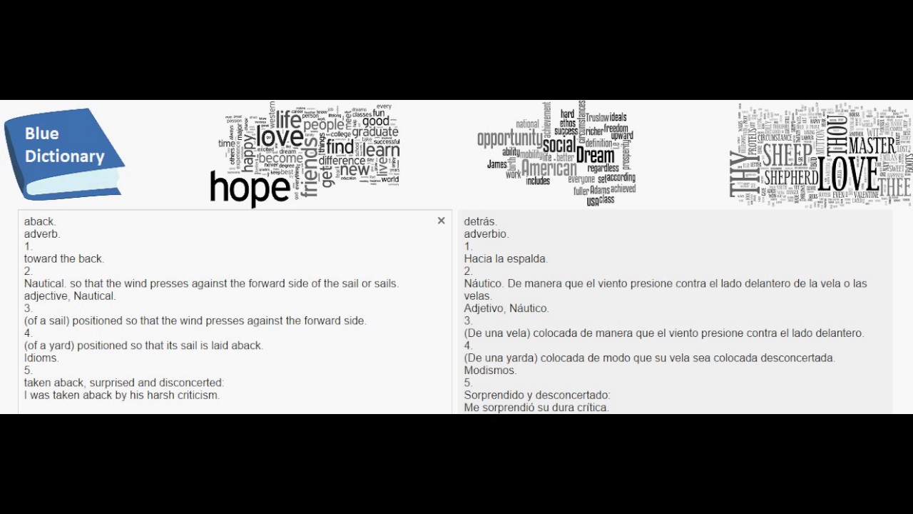 ABACK - Significado y Traducción - YouTube