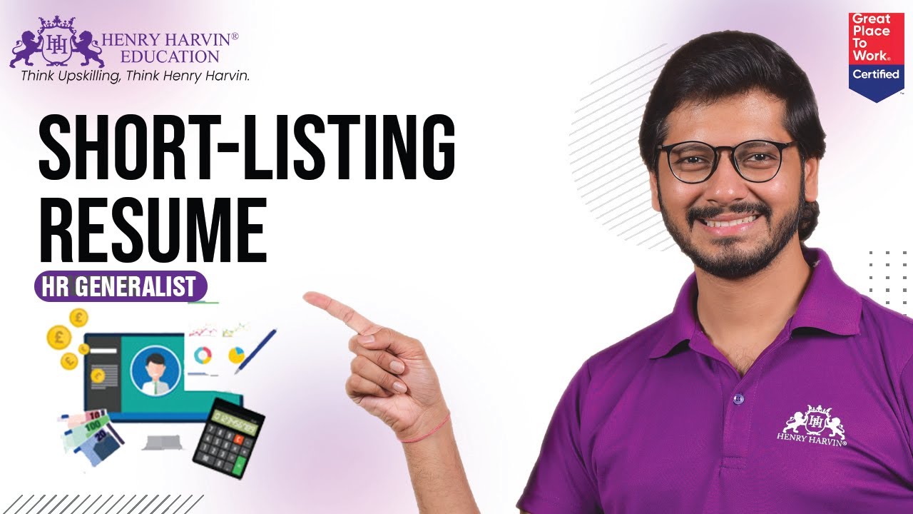 How to Short-List Resume II HR Generalist Course || Henry Harvin - YouTube