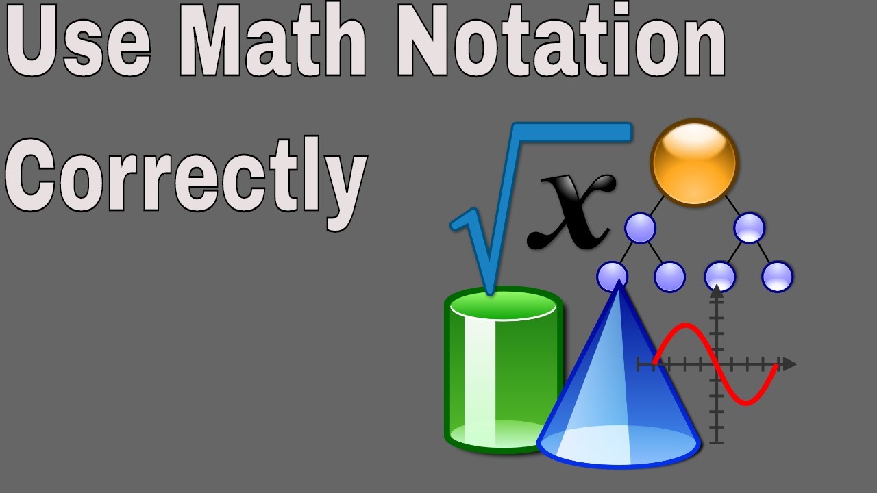 Using Correct Notation - YouTube