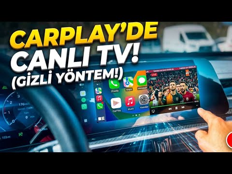 Carplay Canlı Tv JAİLBREAK ve CİHAZ olmadan Car Tv ile