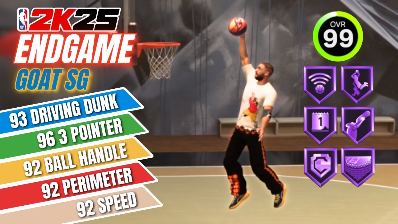 My ENDGAME GOAT SG BUILD Can Do It All in NBA 2K25 - YouTube