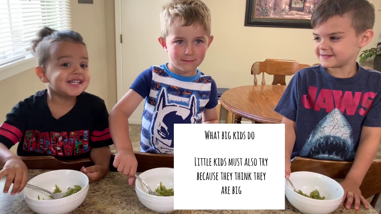 Summertime Green Bean Eating Challenge!! Kids wanting to race eating ...