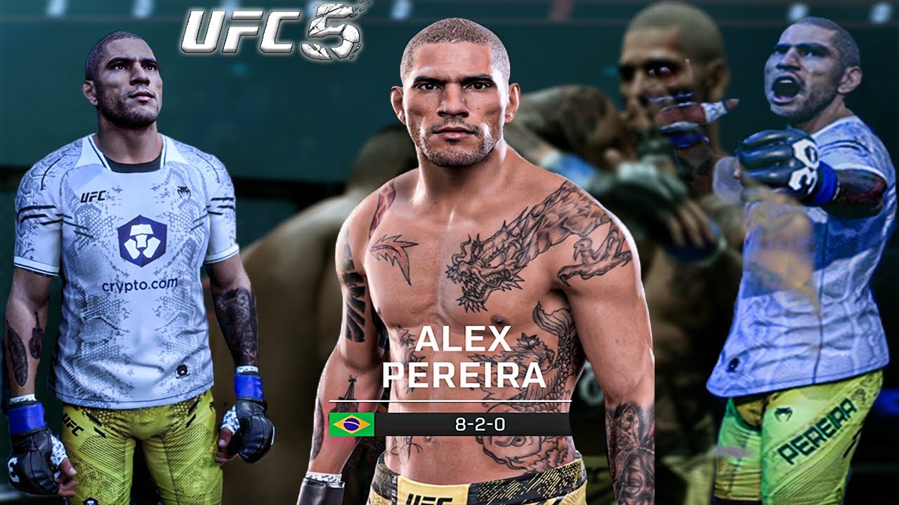 EA SPORTS UFC 5: GAMEPLAY UTILIZANDO ALEX "POATAN" PEREIRA NO UFC 5 ...