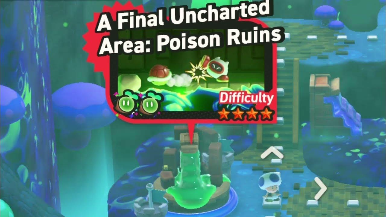 A Final Uncharted Area: Poison Ruins - All Wonder Seed + 10-flower coin Location - Super Mario ...