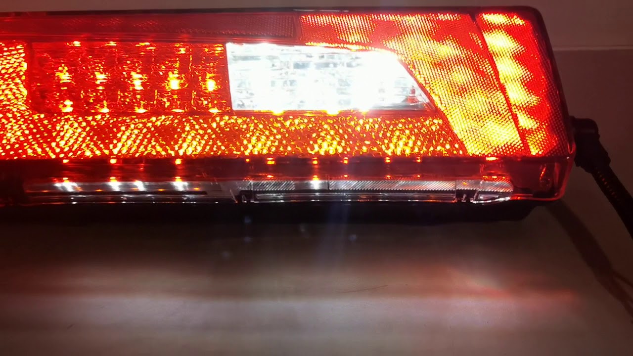 24V LED Tail Light Combination Rear Lamps For Scania G400 G450 Left ...