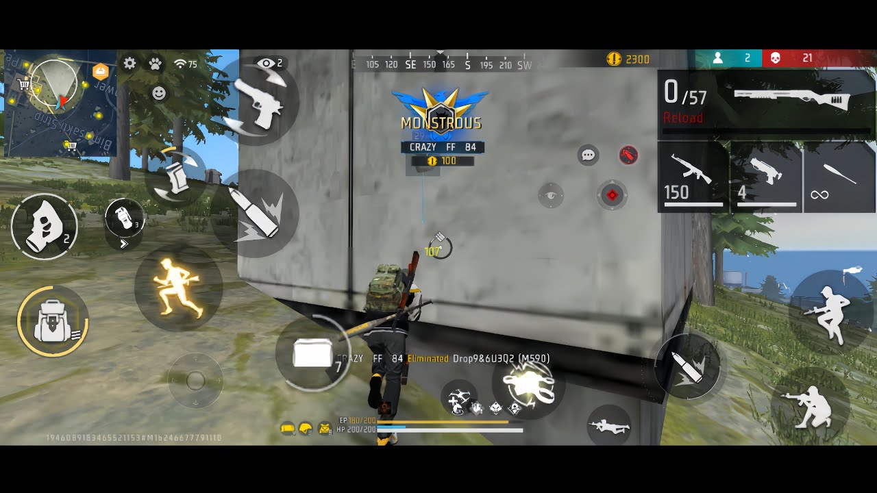 free fire 🔥🔥 21 kills in Akkkk 47😈 - YouTube