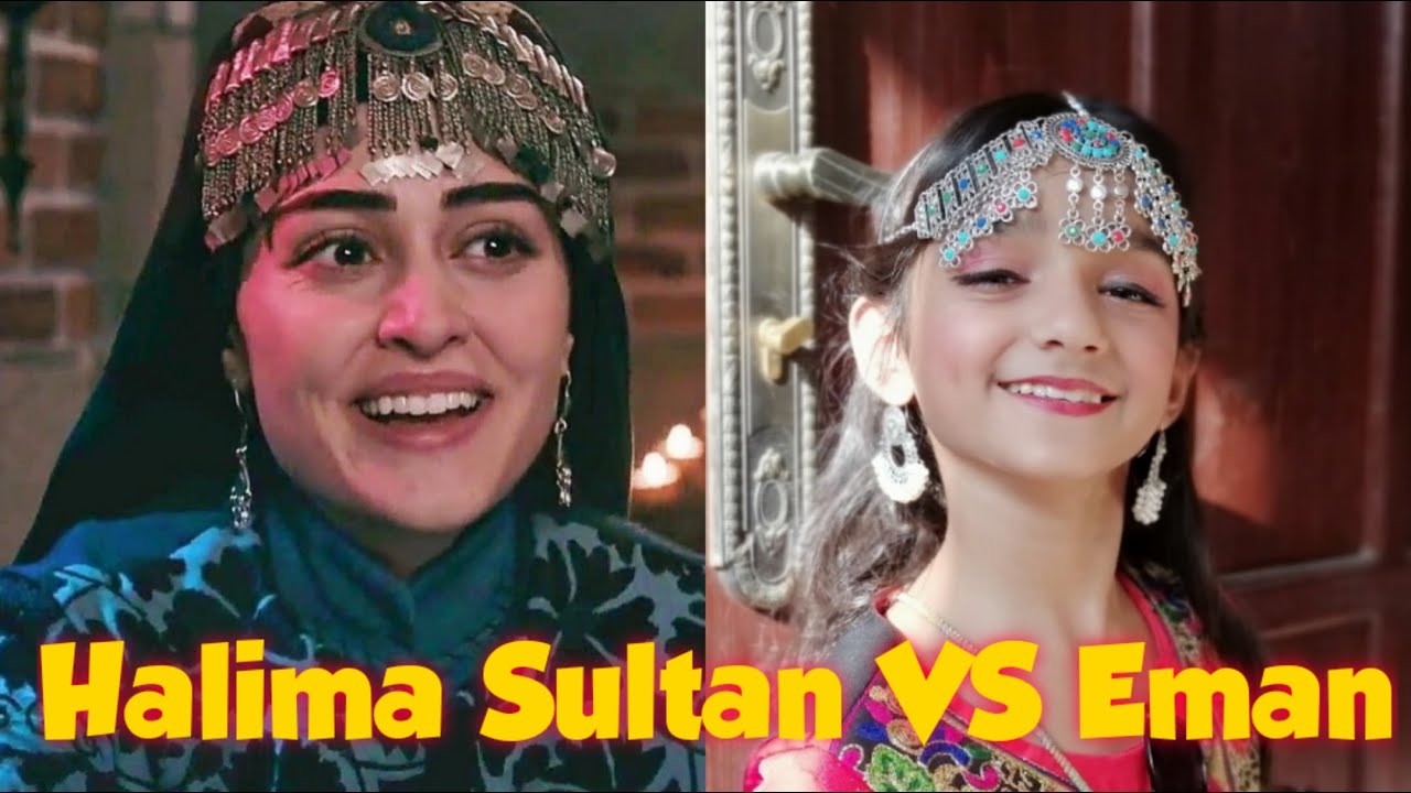 #shorts #Ertugrul Ghazi Drama #Halima Sultan Recreating Picturs || Eman VS Halima Sultan - YouTube