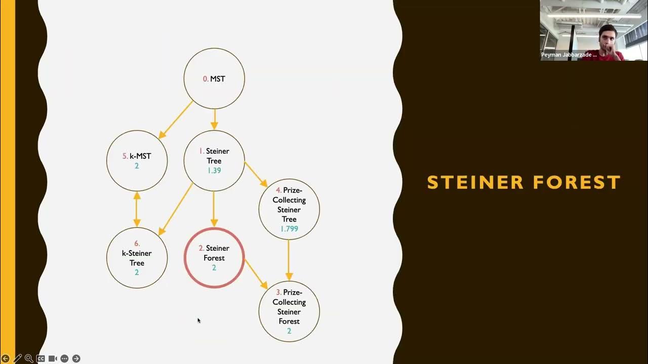 Lesson 24: Network Algorithms and Approximations by Mohammad Hajiaghayi:Steiner Tree (Peyman ...