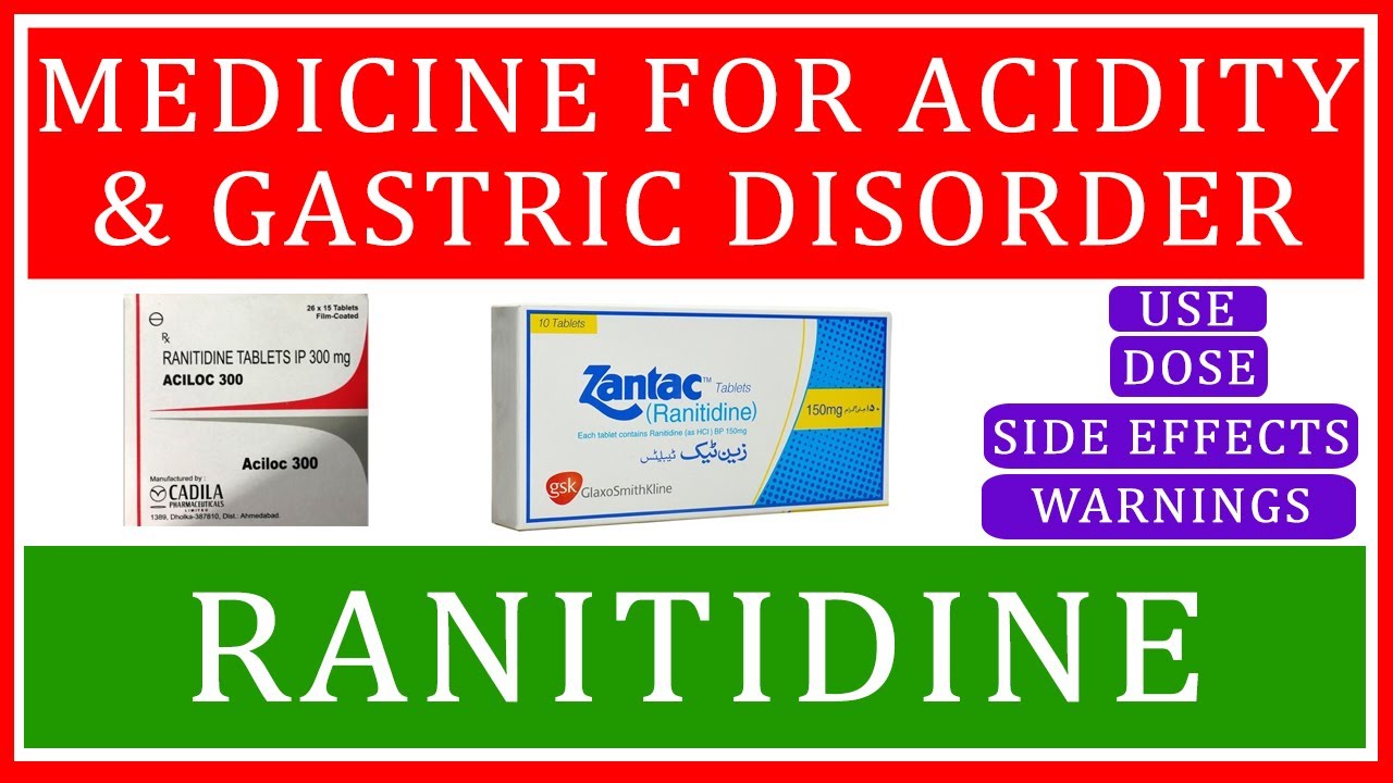 Ranitidine Drug: Medicine for Acidity & gastrointestinal disorders ...