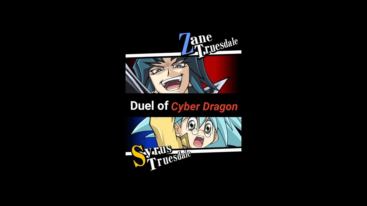 Yugioh Duel Links - Dark Zane Vs Syrus : Duel of Cyber Dragon - YouTube