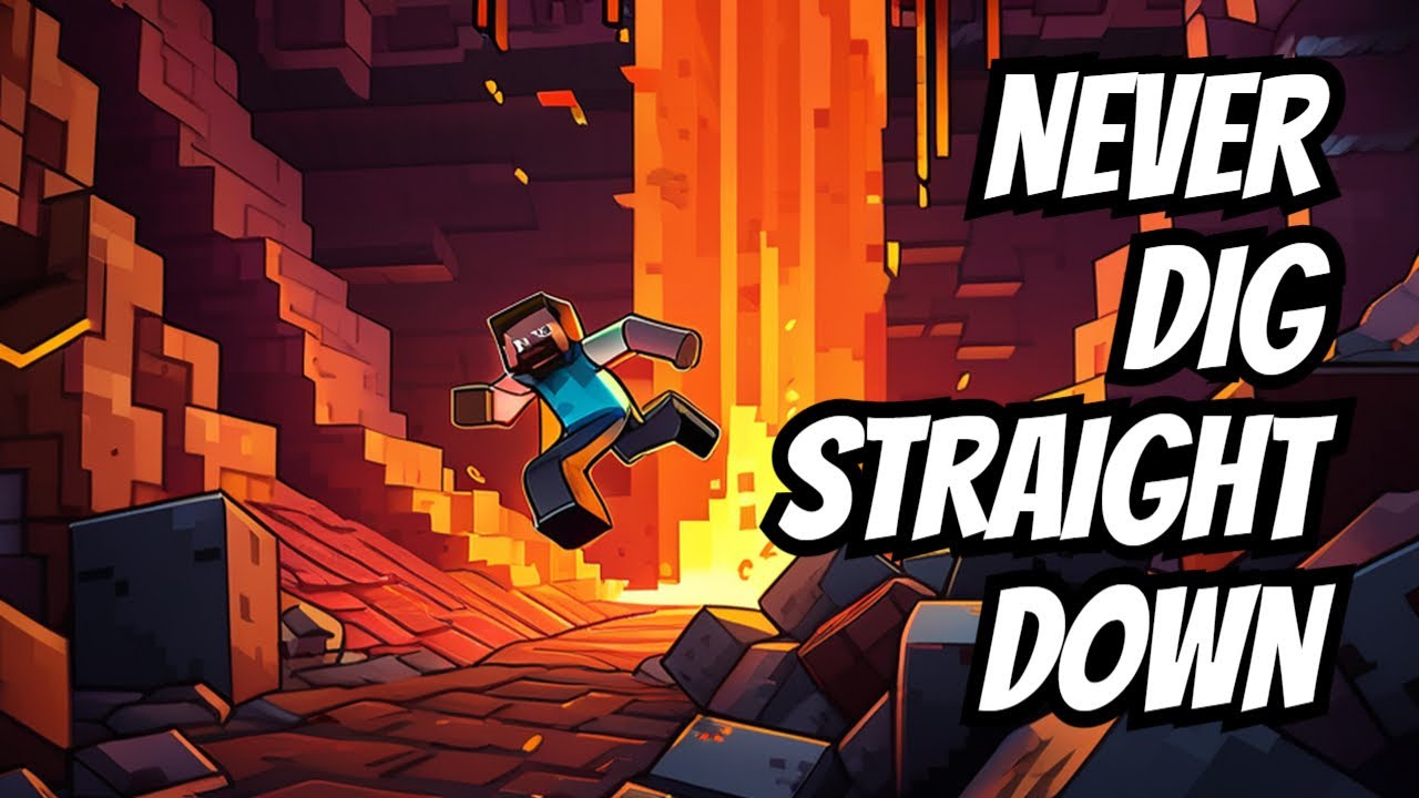 The Biggest Mistake: Digging Straight Down in Minecraft - YouTube