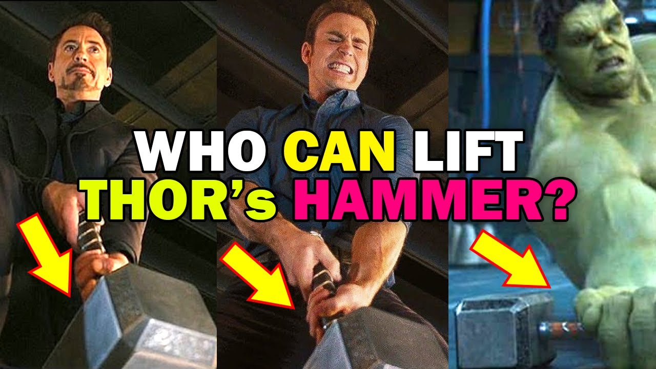 9 Unworthy Characters Who Have Lifted Thor's Hammer Mjolnir - YouTube