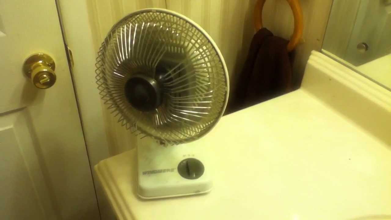 1993 Windmere 7" Desk Fan Model DF-7 - YouTube